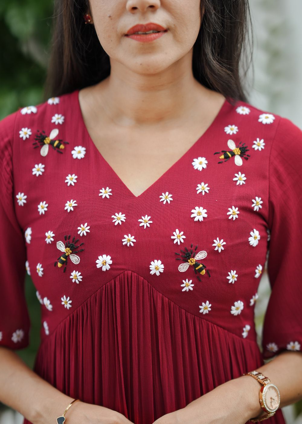 Hand Embroidered Dresses For Women