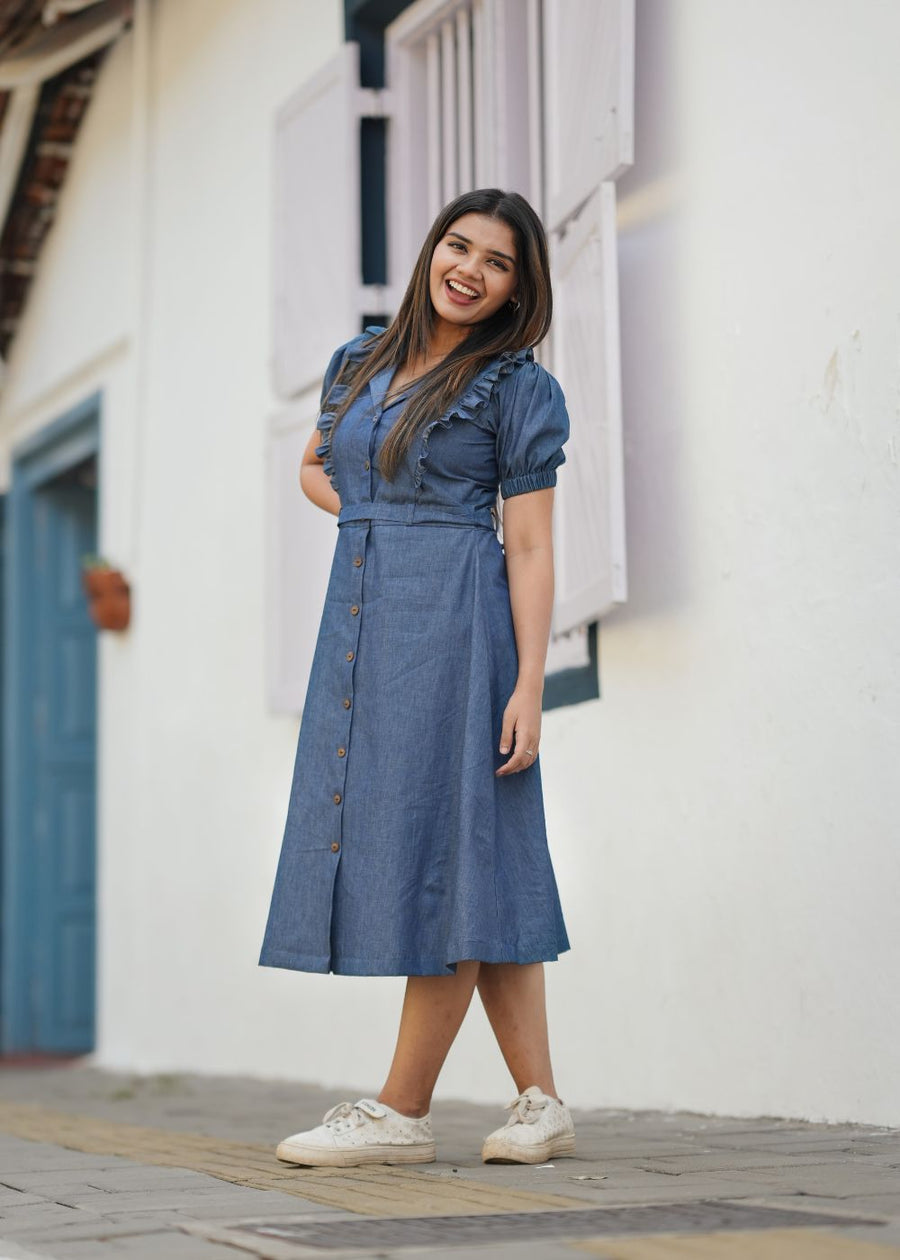 Women's Indigo blue Dress